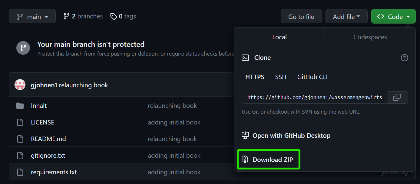 Jupyter Notebooks und Grundlegende Konzepte in Python — Wasserwirtschaft und Klimawandel